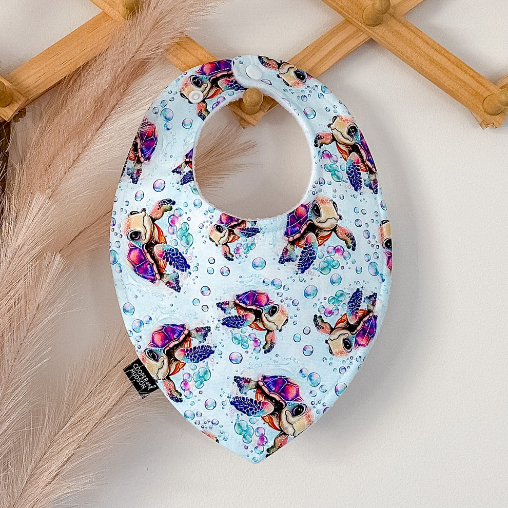 Rainbow Turtle Bibs – Cooper and Hudson Co